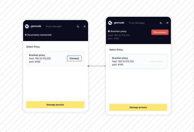 Geonode proxy manager chrome extension